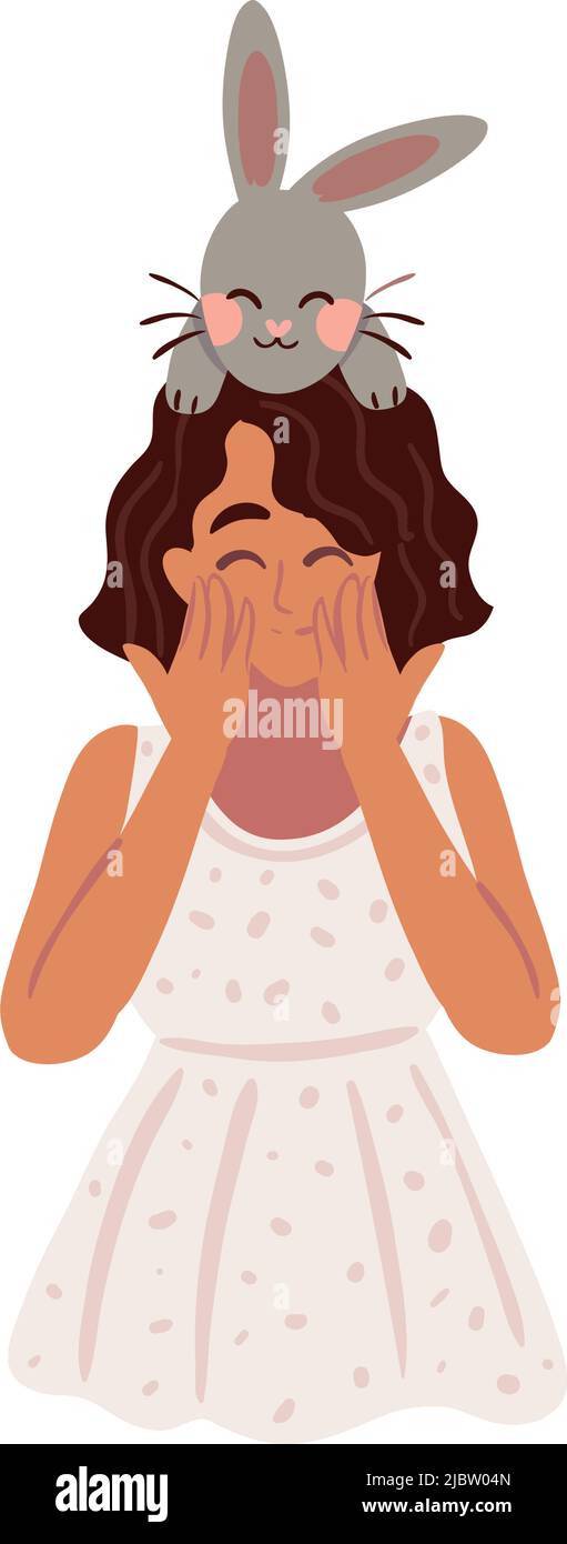 Woman bunny ears Cut Out Stock Images & Pictures - Alamy