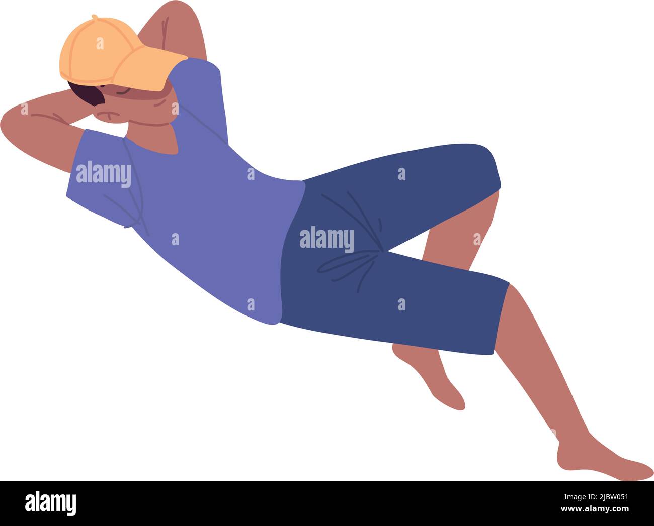 man relax pose Stock Vector Image & Art - Alamy