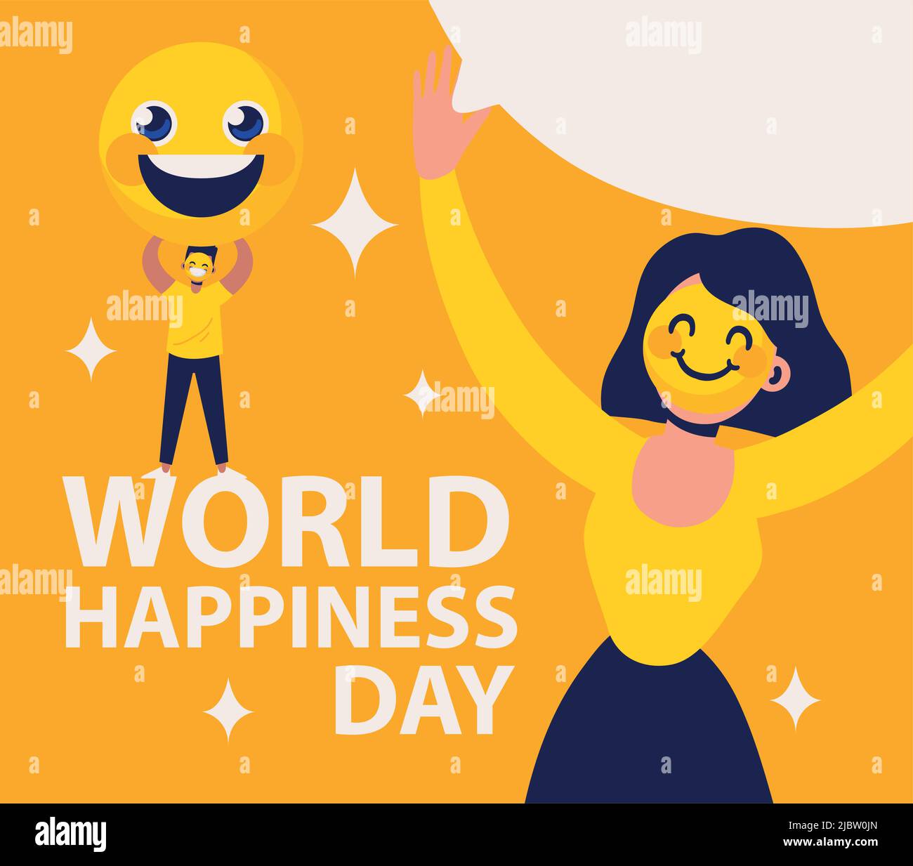 world day of happiness design Stock Vector Image & Art - Alamy