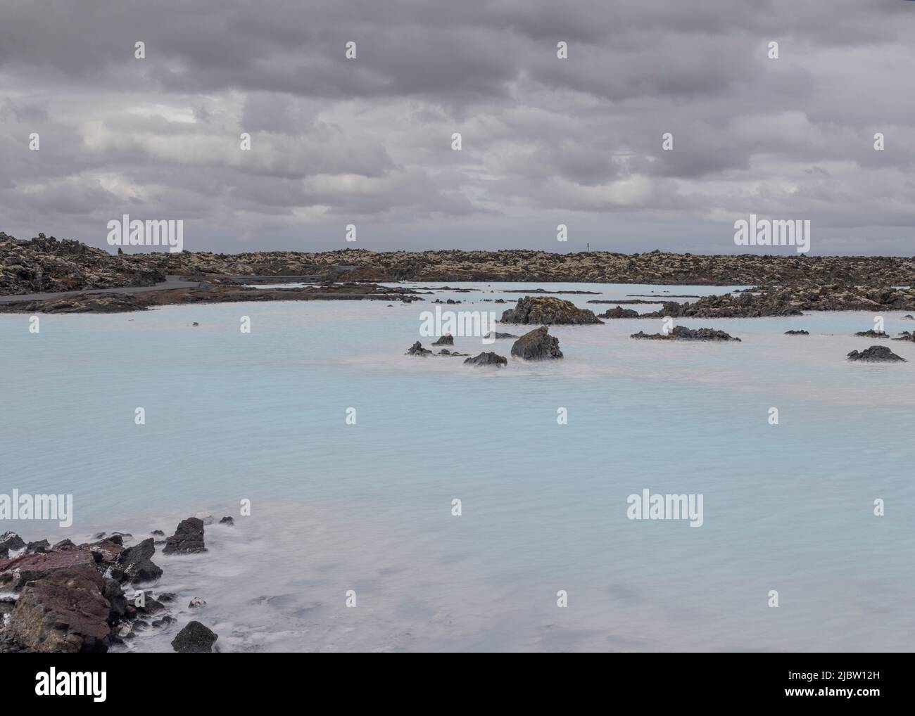 The Blue Lagoon hot pools Iceland Stock Photo - Alamy