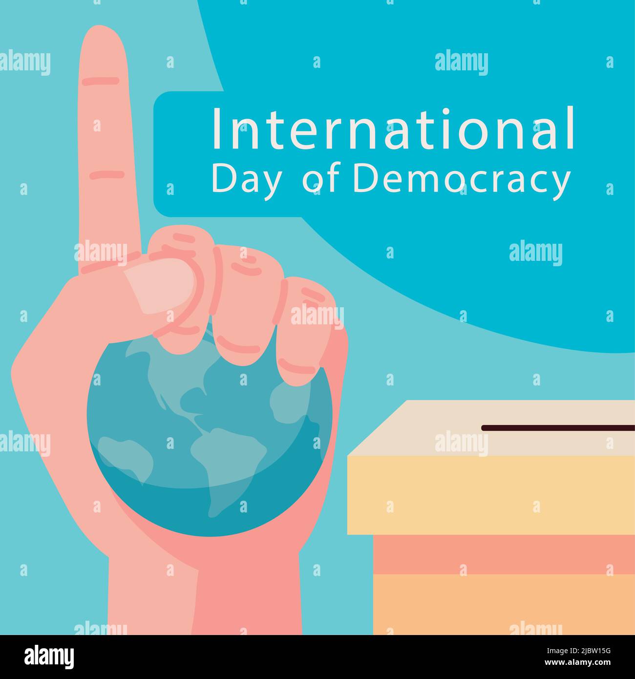international day of democracy poster Stock Vector Image & Art - Alamy