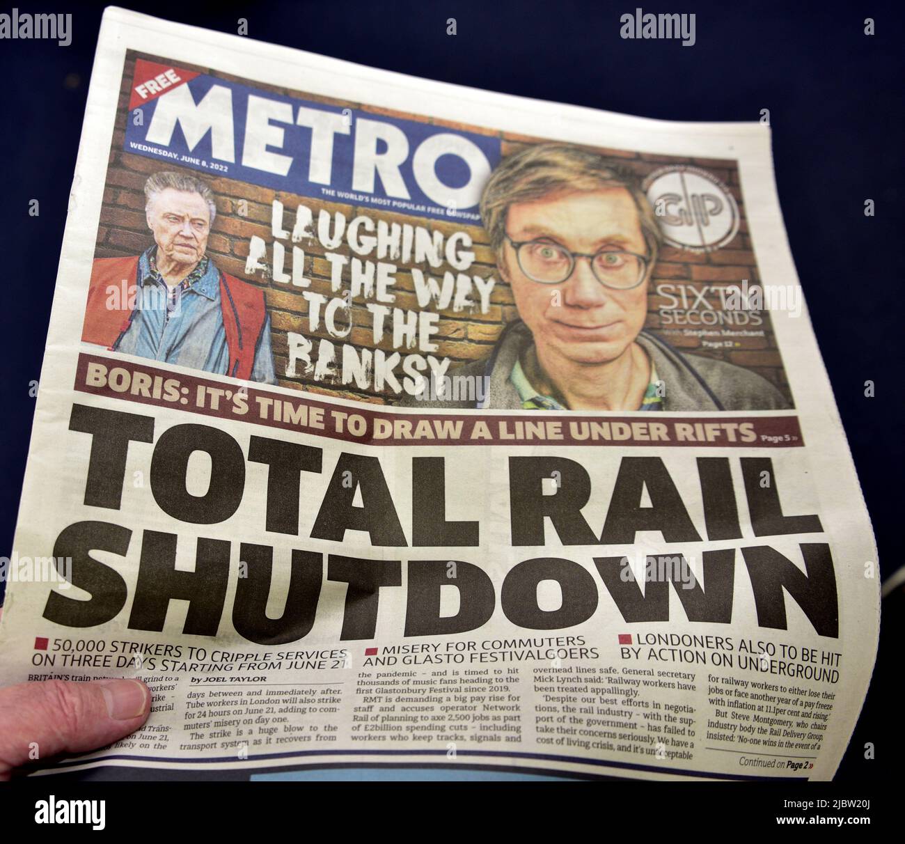 Train and metro strikes hi-res stock photography and images - Alamy