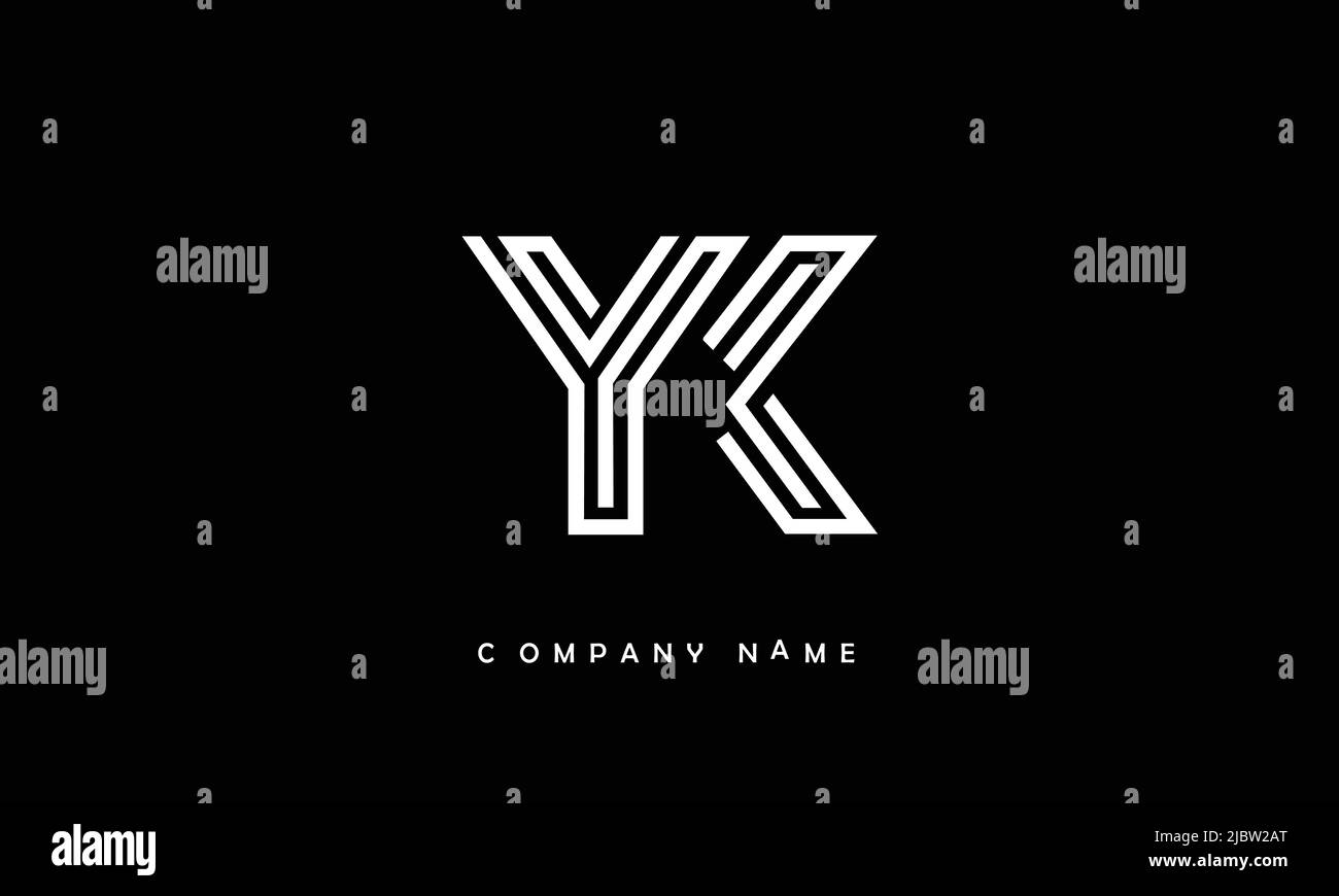 YK, KY Alphabets Letters Logo Monogram Stock Vector Image & Art - Alamy