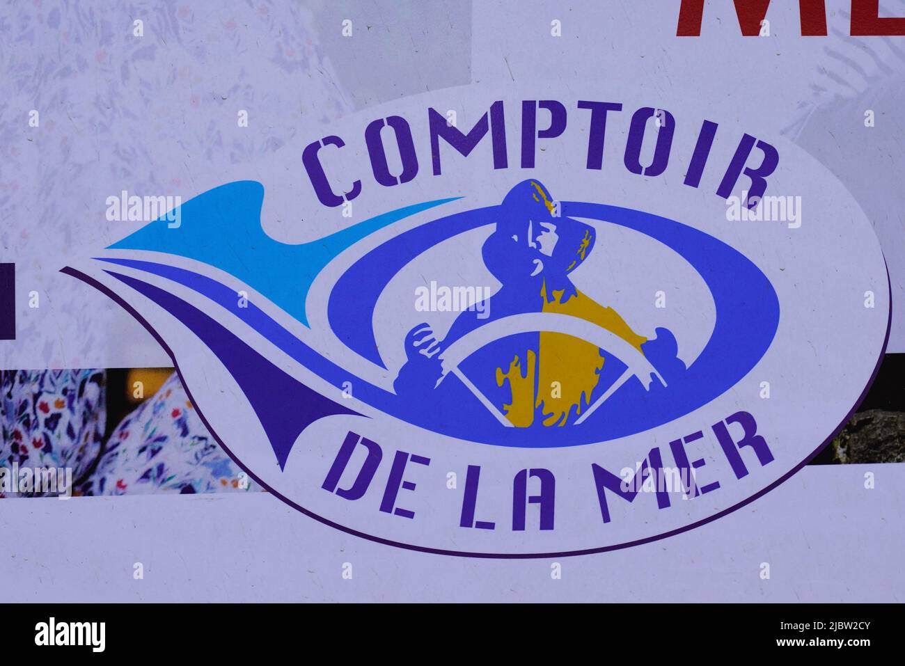 Bordeaux , Aquitaine France - 05 15 2022 : comptoir de la mer sea ...