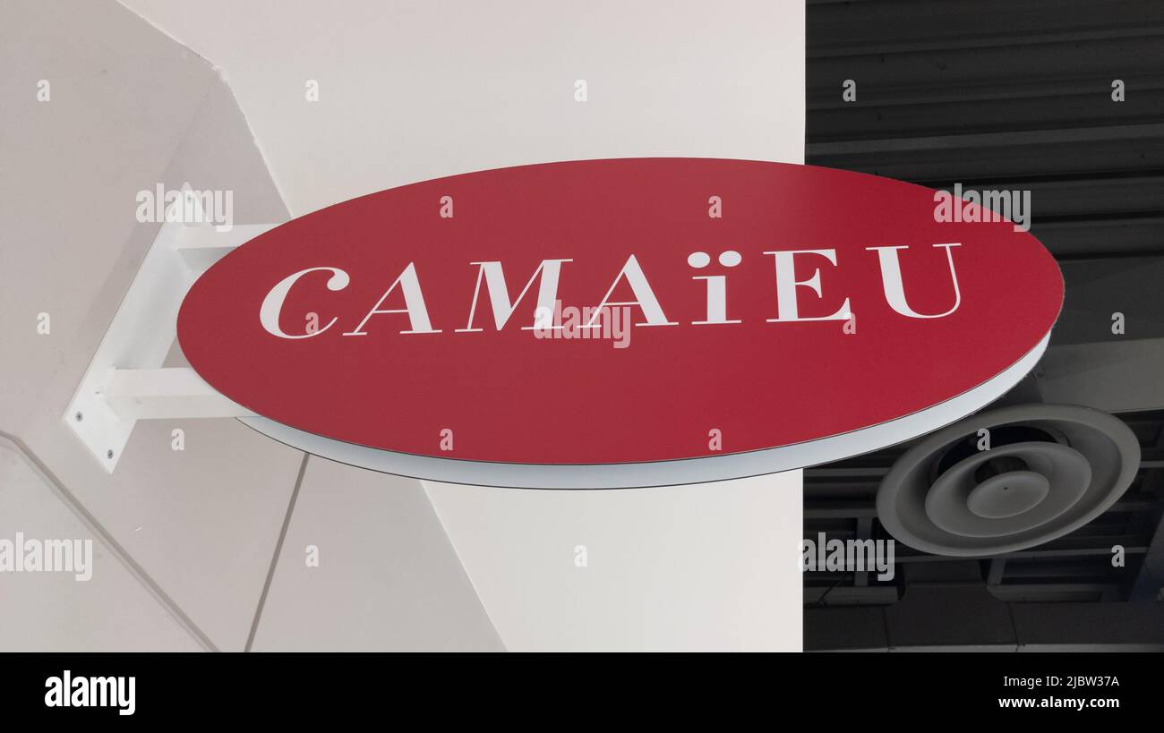 Bordeaux , Aquitaine France - 05 15 2022 : camaieu logo store brand ...