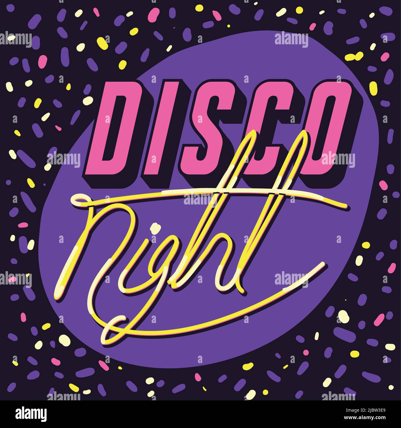 90s disco night Stock Vector Image & Art - Alamy