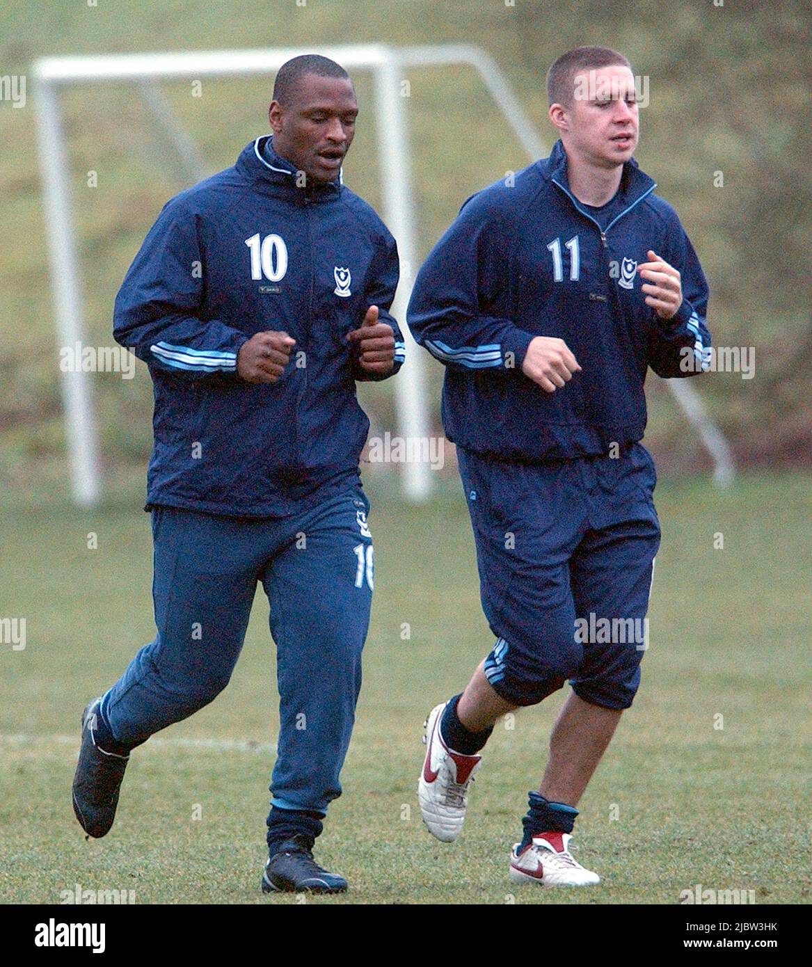 PORTSMOUTH TRAINING. NOE PAMEROT AND SEAN DAVIS PIC MIKE WALKER 2006 ...