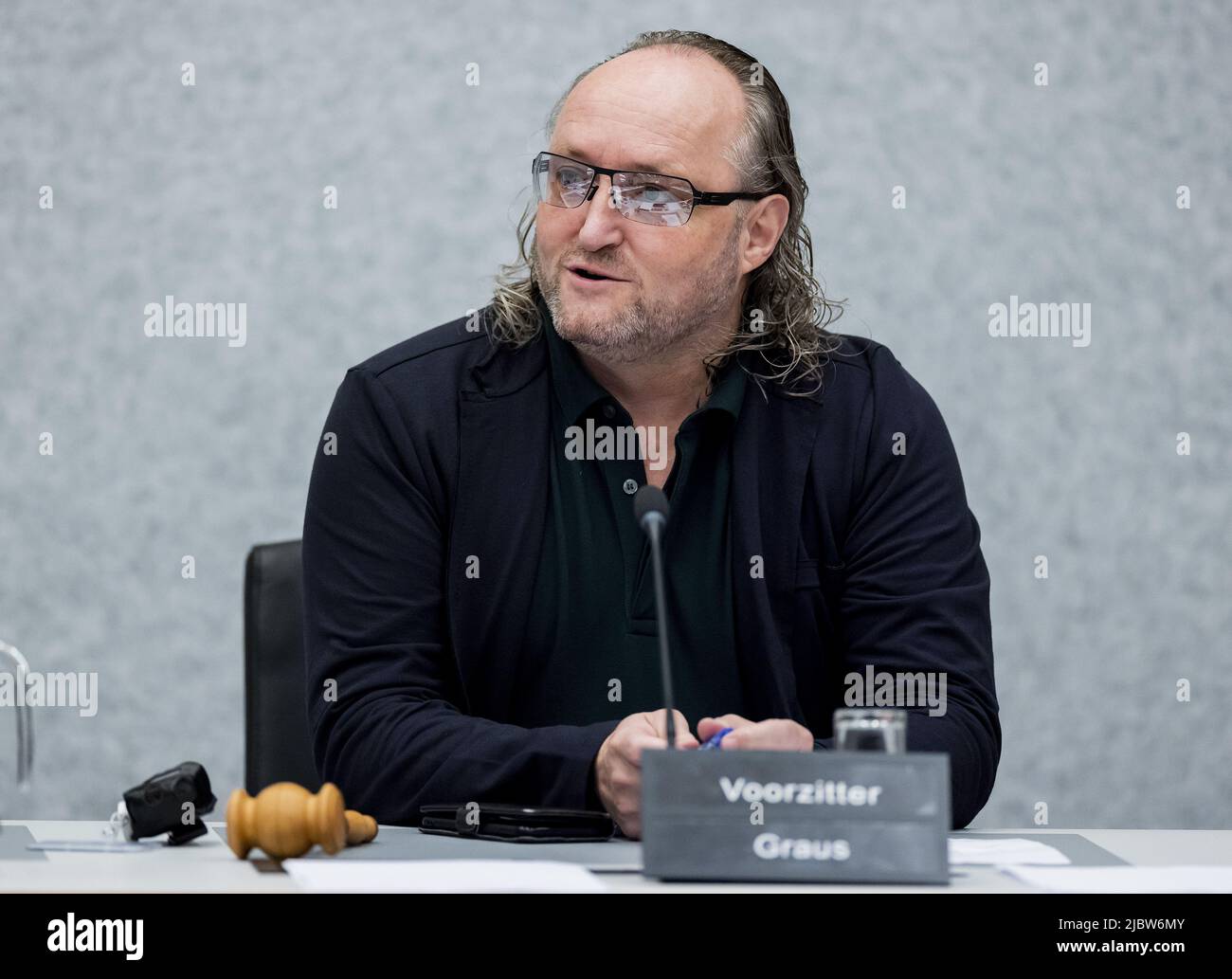 2022-06-08 18:07:38 THE HAGUE - President Dion Graus during a debate in ...
