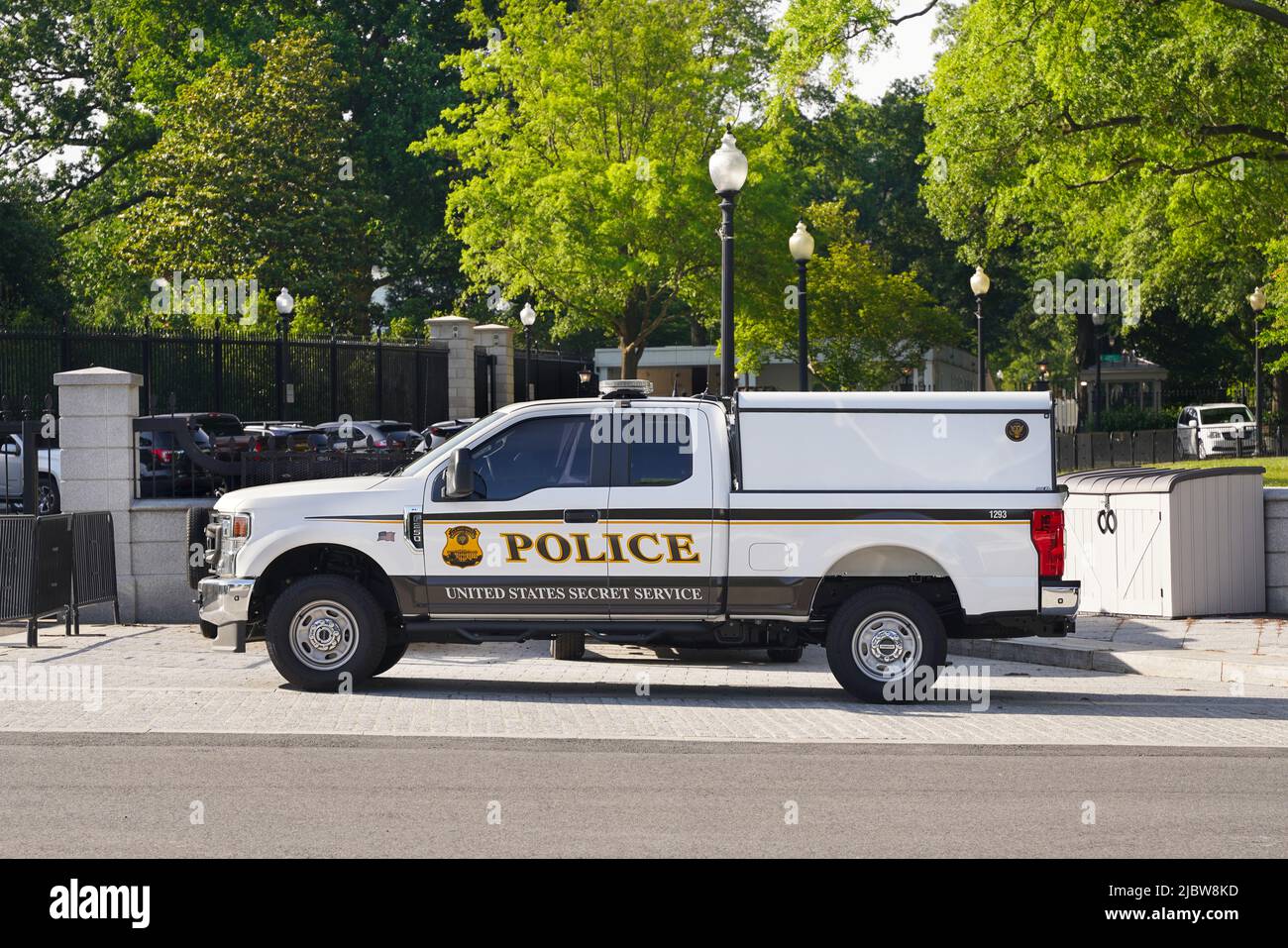 United States Secret Service. Police vehicle of the Uniformed Division ...