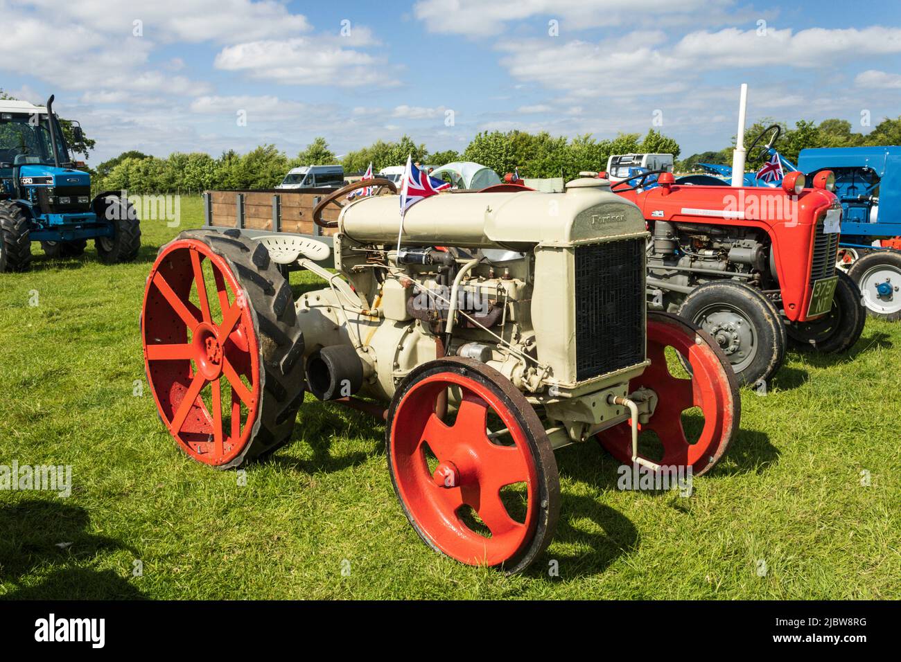 Fordson tractor. Heskin Steam Rally 2022 Stock Photo - Alamy