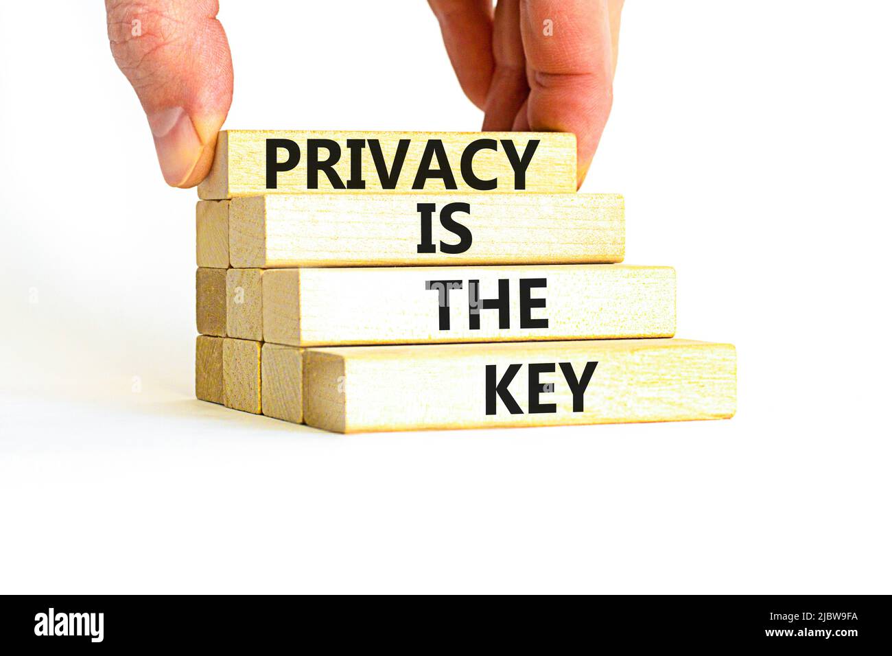 Privacy is the key symbol. Concept words Privacy is the key on wooden ...