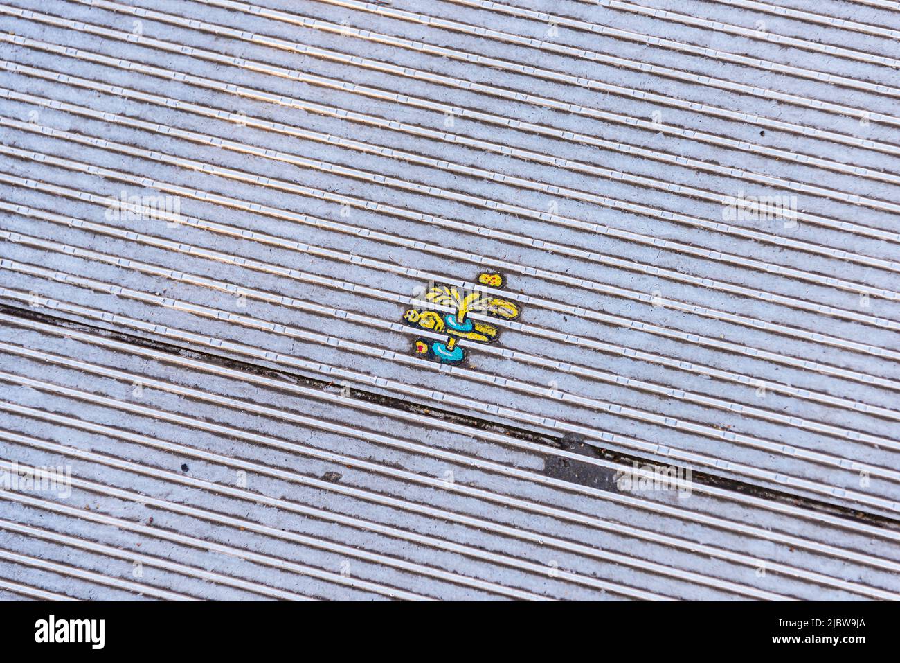 Work by Ben Wilson Chewing Gum artist. Please credit: Phillip Roberts ...