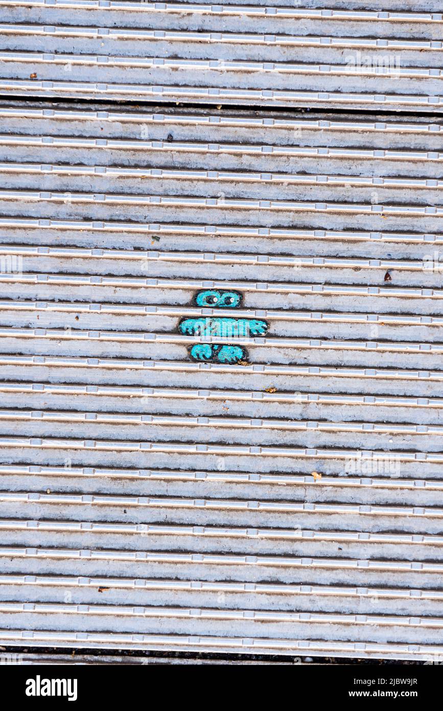 Work by Ben Wilson Chewing Gum artist. Please credit: Phillip Roberts ...