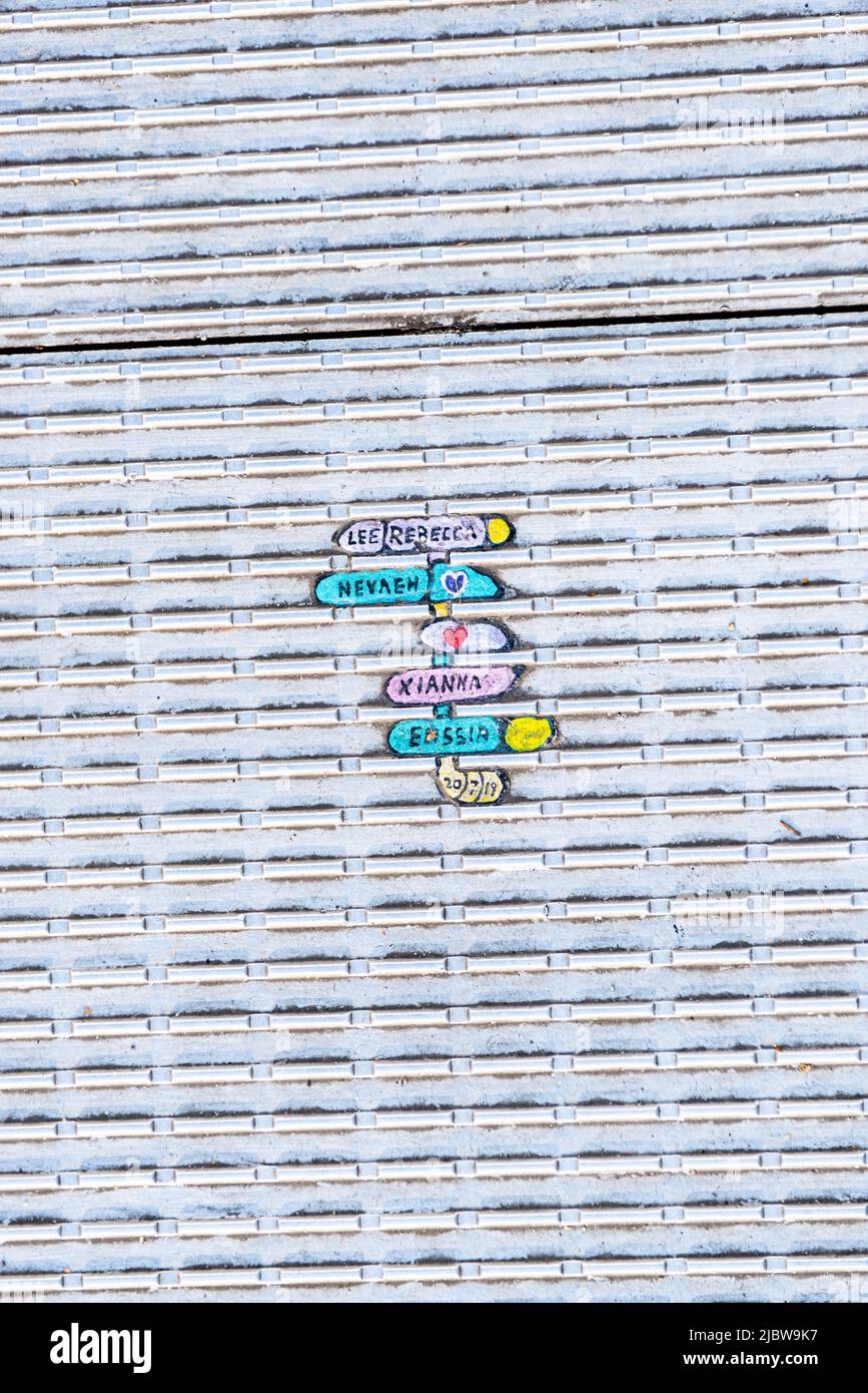 Work by Ben Wilson Chewing Gum artist. Please credit: Phillip Roberts ...