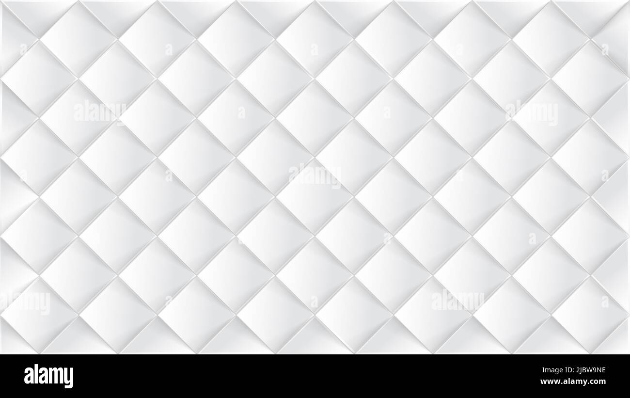 3d Square pattern white background Stock Photo - Alamy