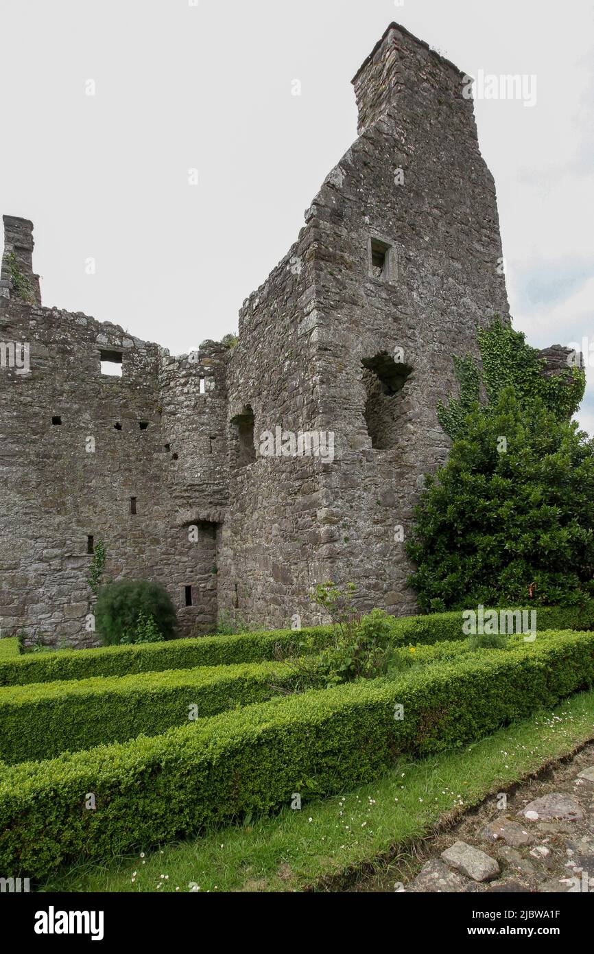 Tully Castle, Lough Erne, County Fermanagh, Northern Ireland Stock ...