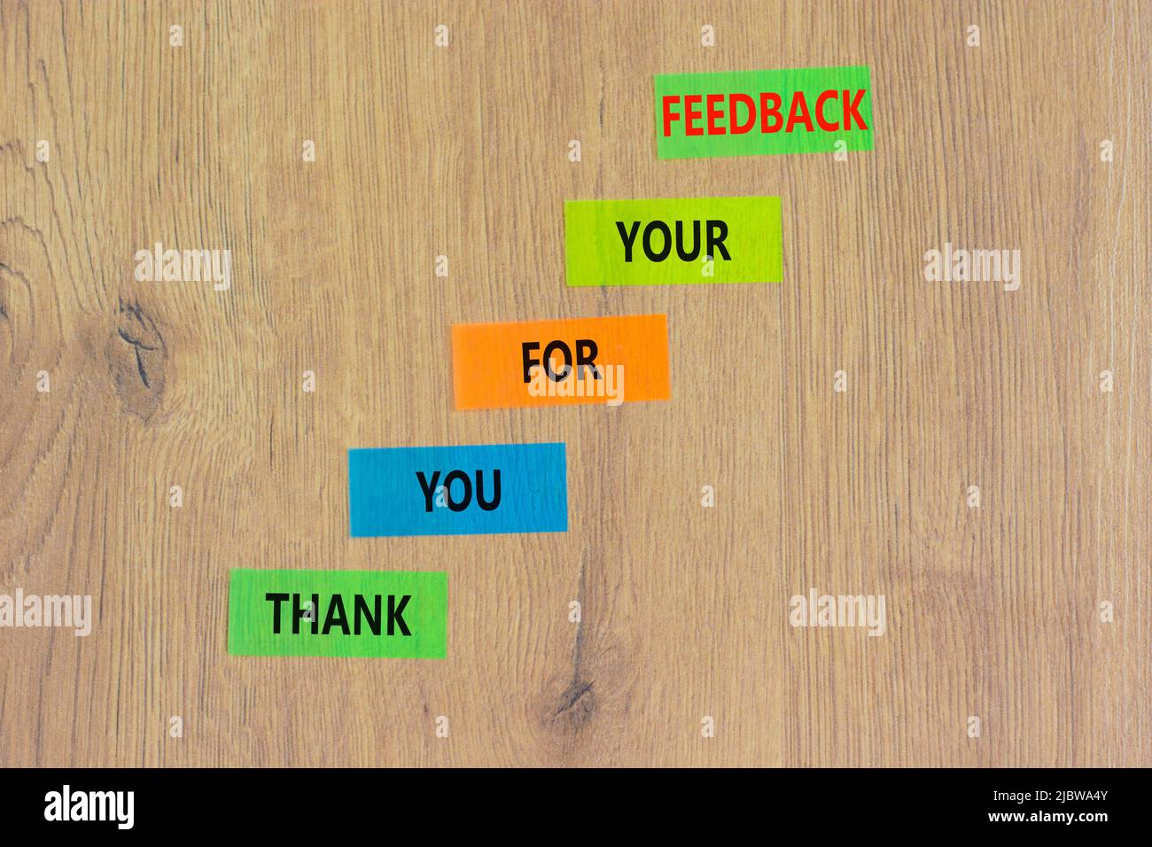 Thank you for feedback symbol. Concept words Thank you for your ...