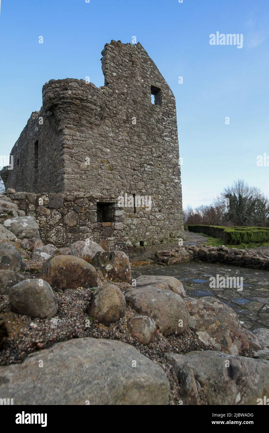 Tully Castle, Lough Erne, County Fermanagh, Northern Ireland Stock ...