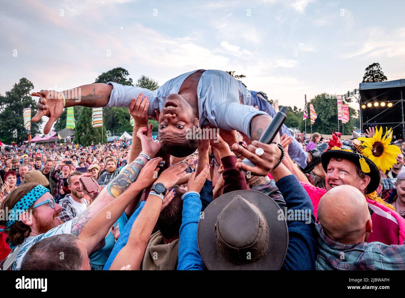 Exeter, August 15th 2018: Vintage Trouble, and singer Ty Taylor, on ...
