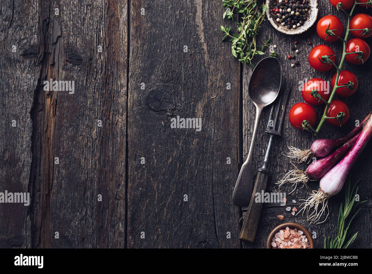Food background, Italian cuisine ingredients Stock Photo - Alamy