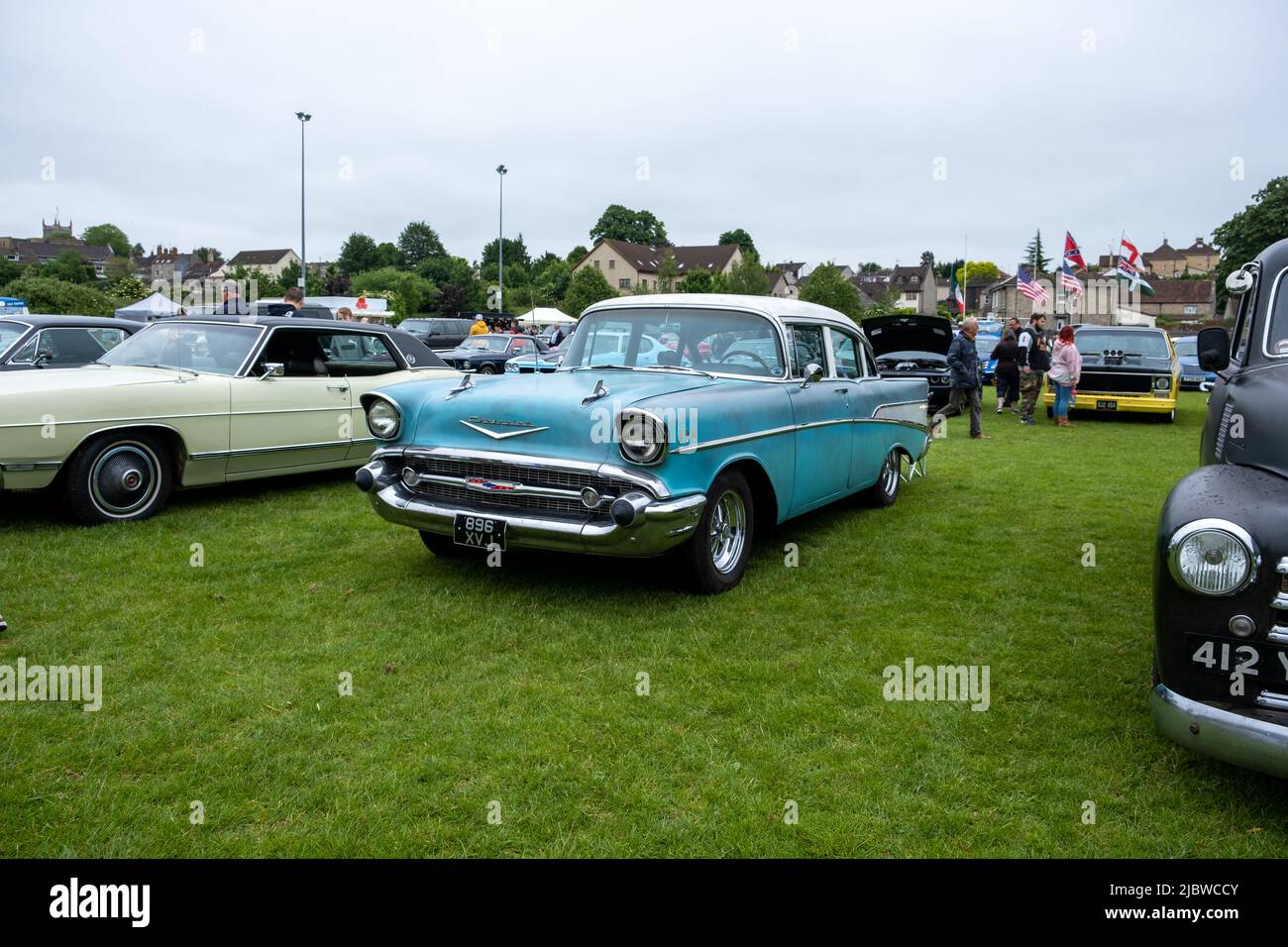 1956 Chevrolet GMC at the American Classic Car Show at Keynsham rugby ...