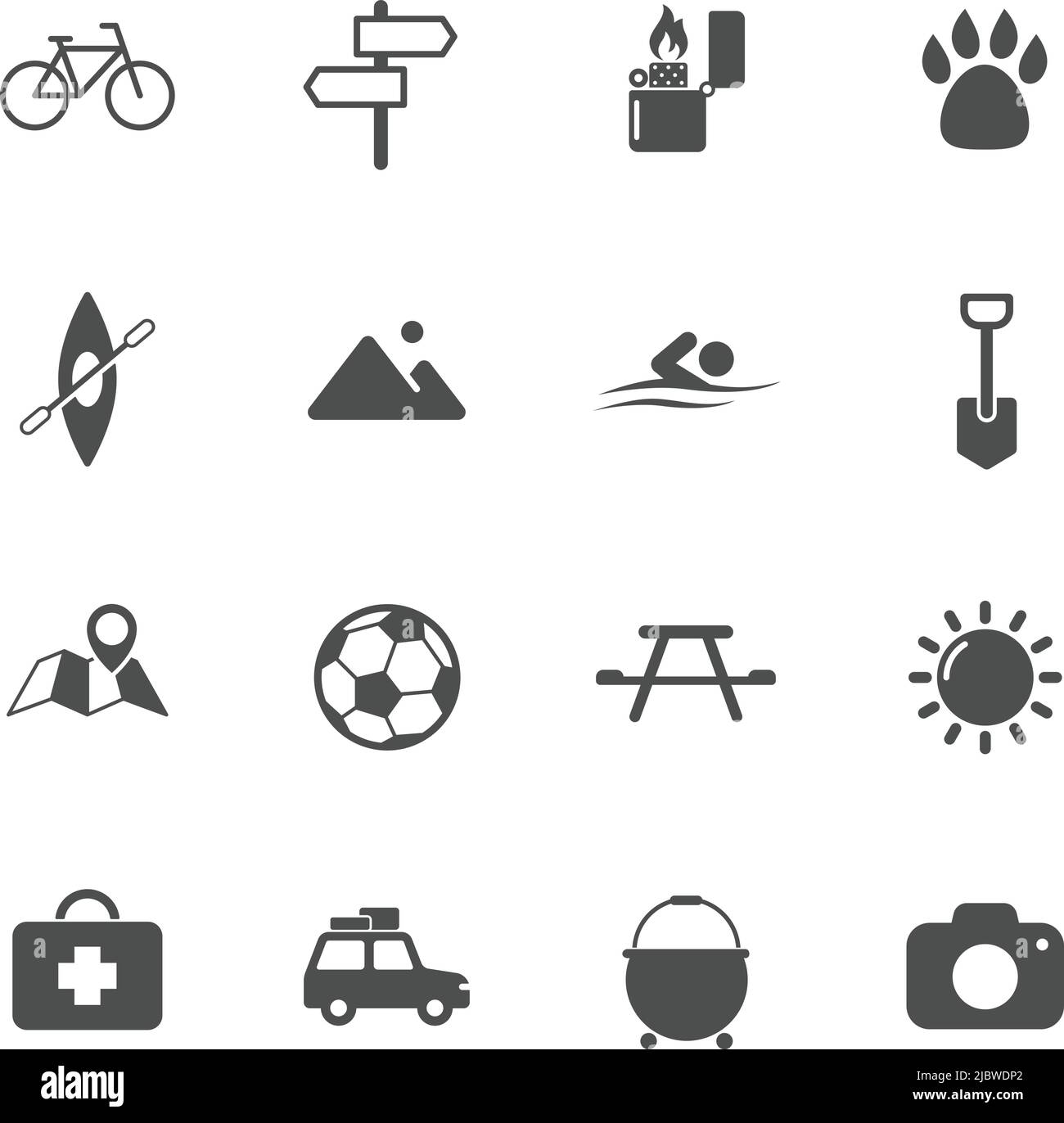 Camping car people Cut Out Stock Images & Pictures - Alamy