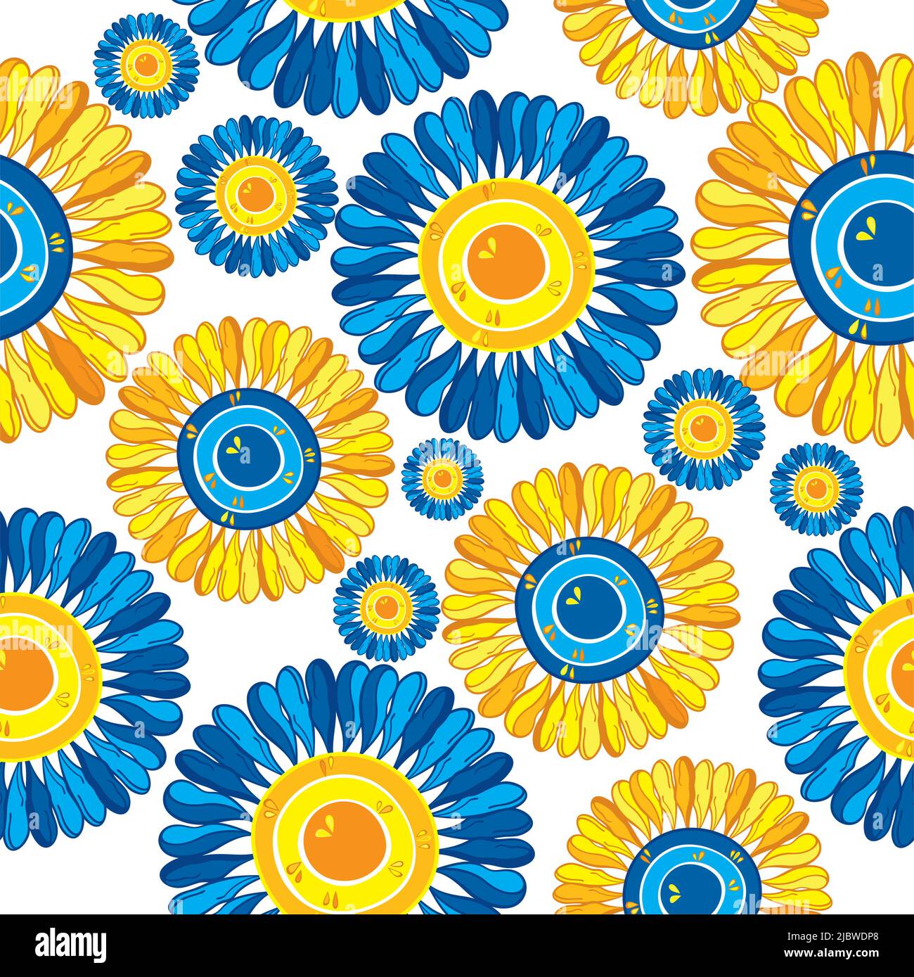 Sunflower seamless pattern on background Stock Vector Image & Art - Alamy
