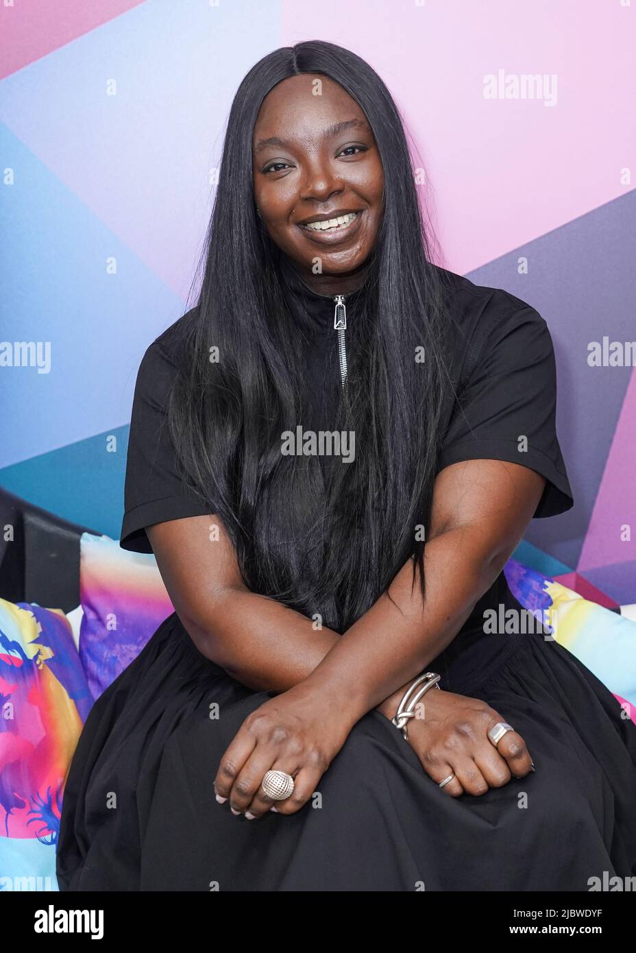 Afrodeutsche arrives for the screening of BBC Two's Glastonbury: 50 ...