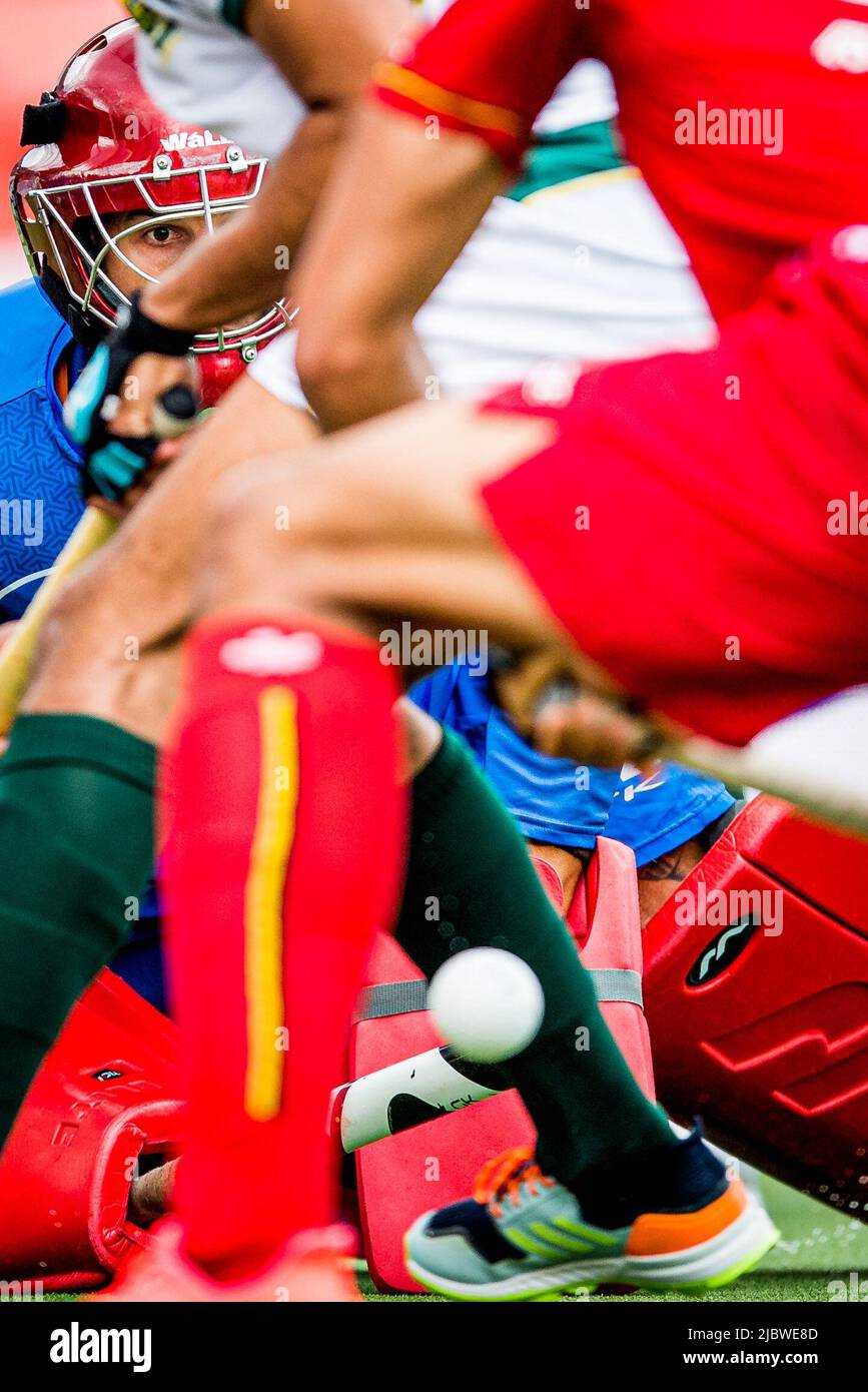 South African Gowan Jones pictured in action during a hockey match ...