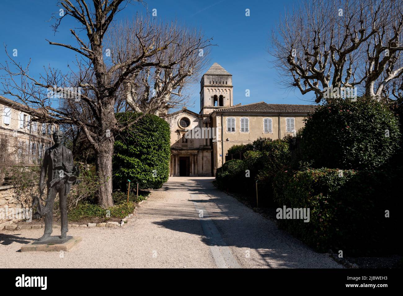Avignon France Saint-Rémy-de-Provence, February 22nd 2019: The town of ...