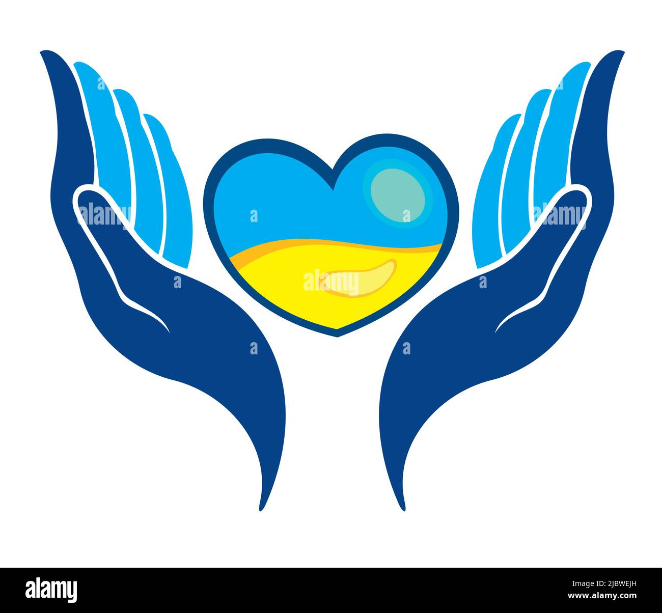 Ukrainian floral wreath, colorful ribbon, yellow sunflower icon ...