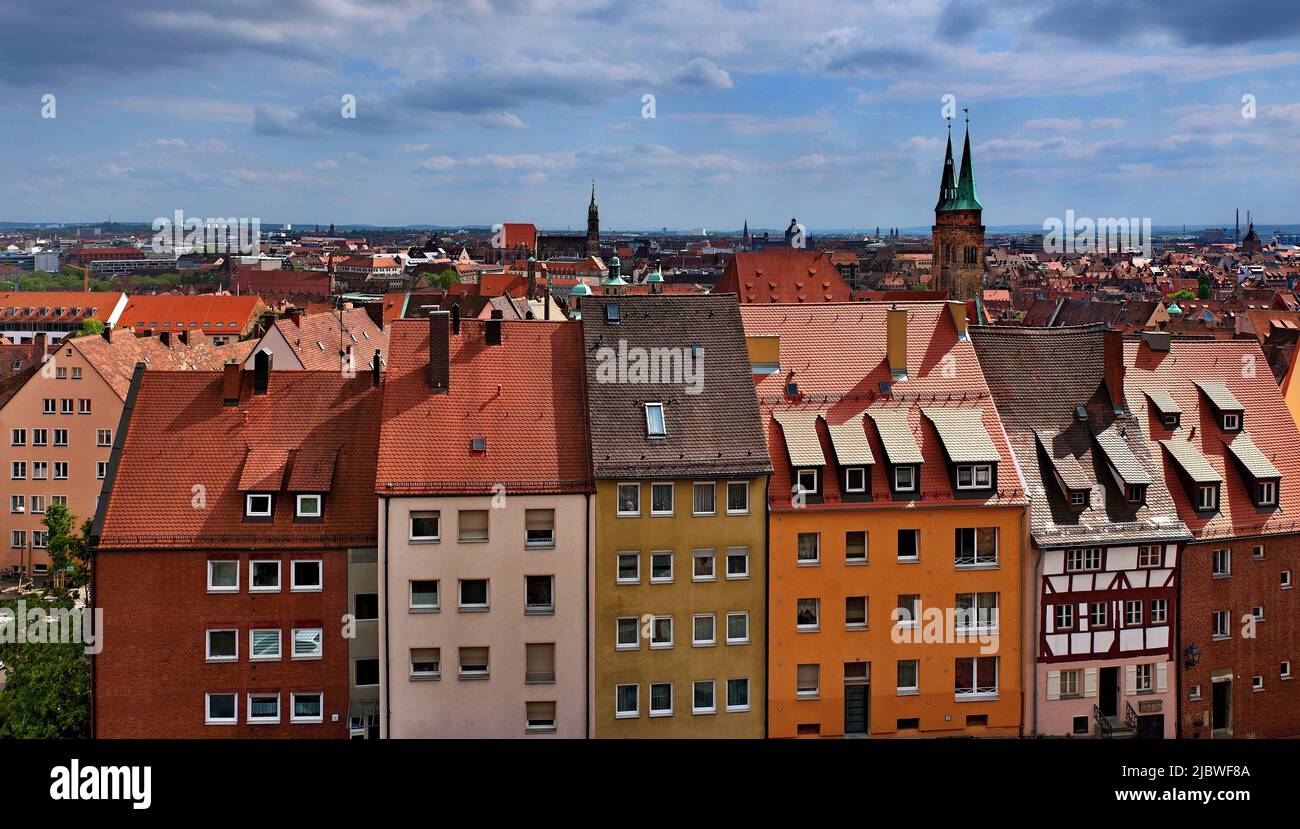 Aerial view of Nuremberg, Germany Stock Photo - Alamy