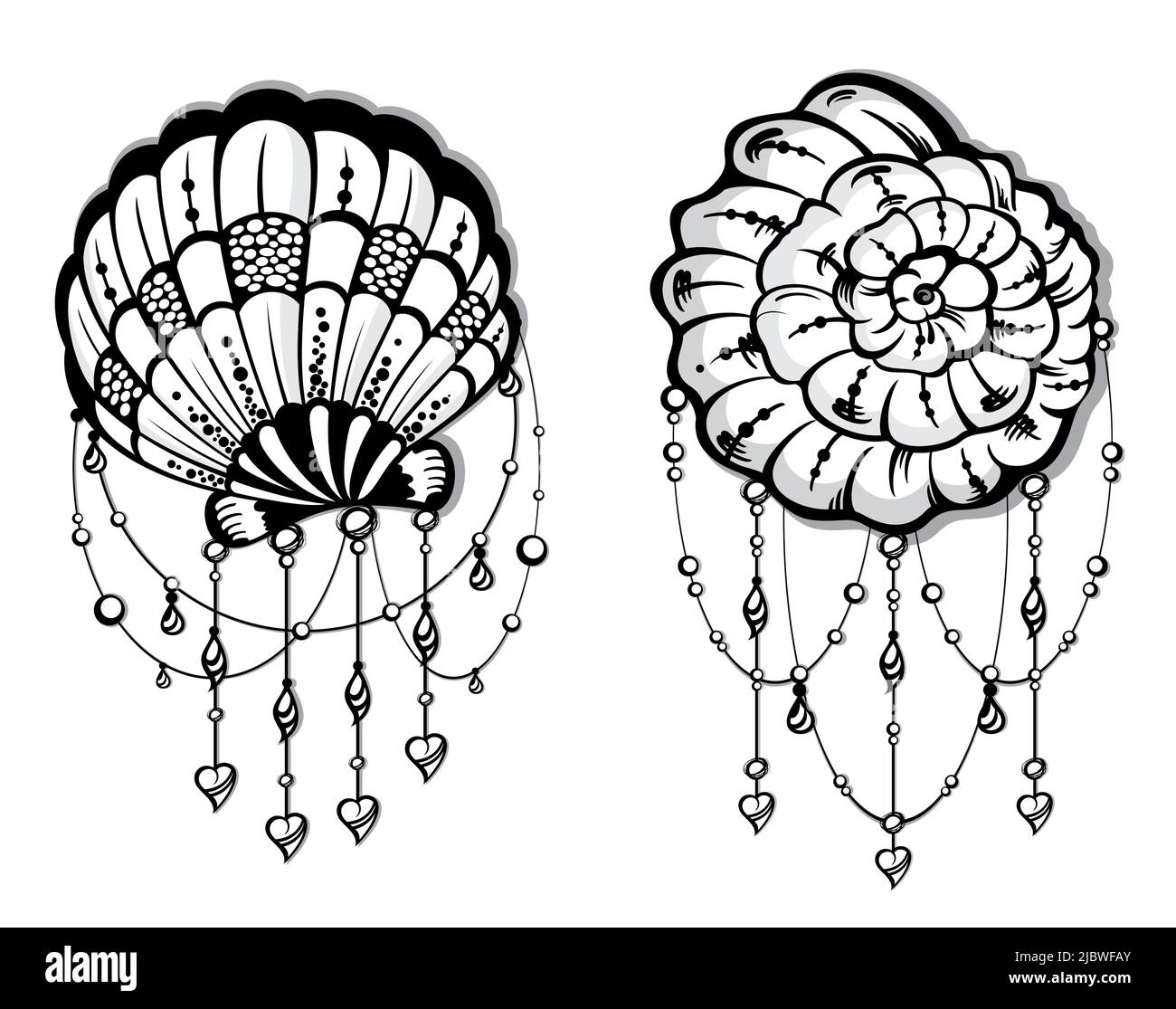 Shells logo symbol icon vector graphic design illustration Stock Vector ...