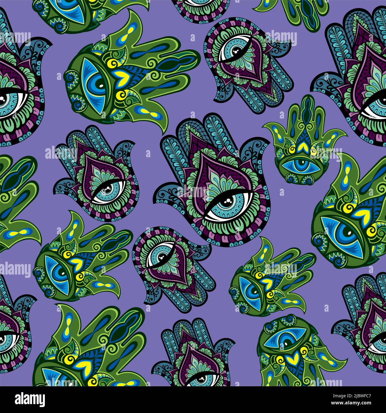 Henna hand tattoo decoration Stock Vector Images - Alamy