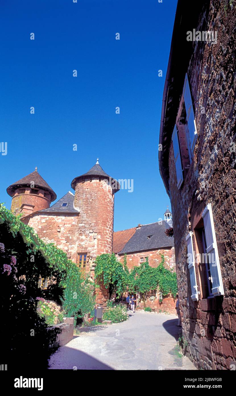 Collonges la Rouge Stock Photo - Alamy