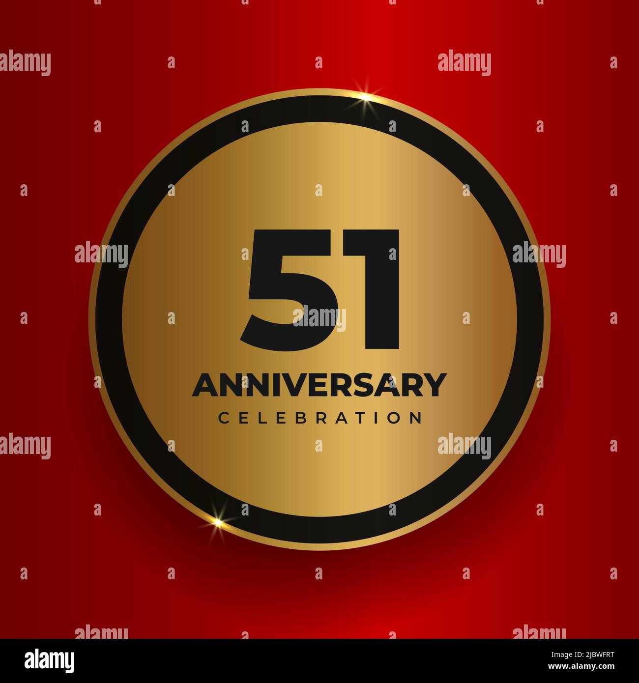 51 years anniversary celebration background. Celebrating 51st ...