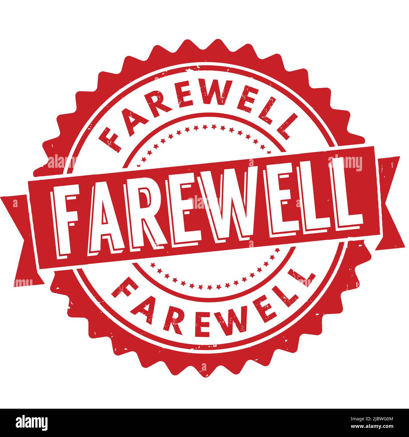 Farewell stamp sign seal Stock Vector Images - Alamy