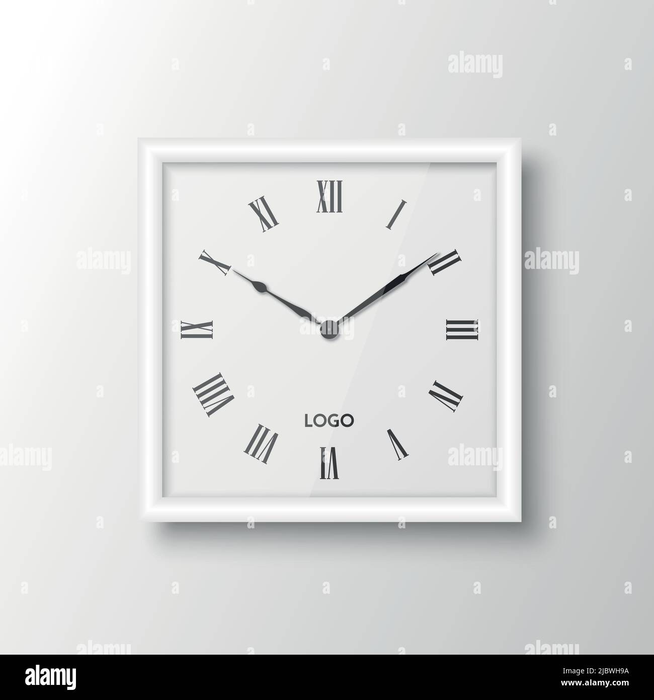 Square Clock Face Template