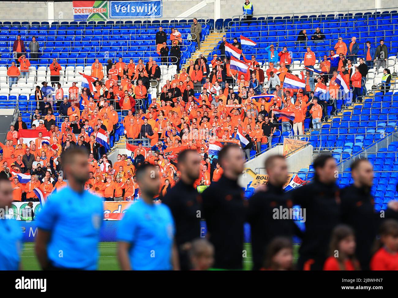 Cardiff City Stadium, Cardiff, UK. 8th June, 2022. UEFA Nations League ...