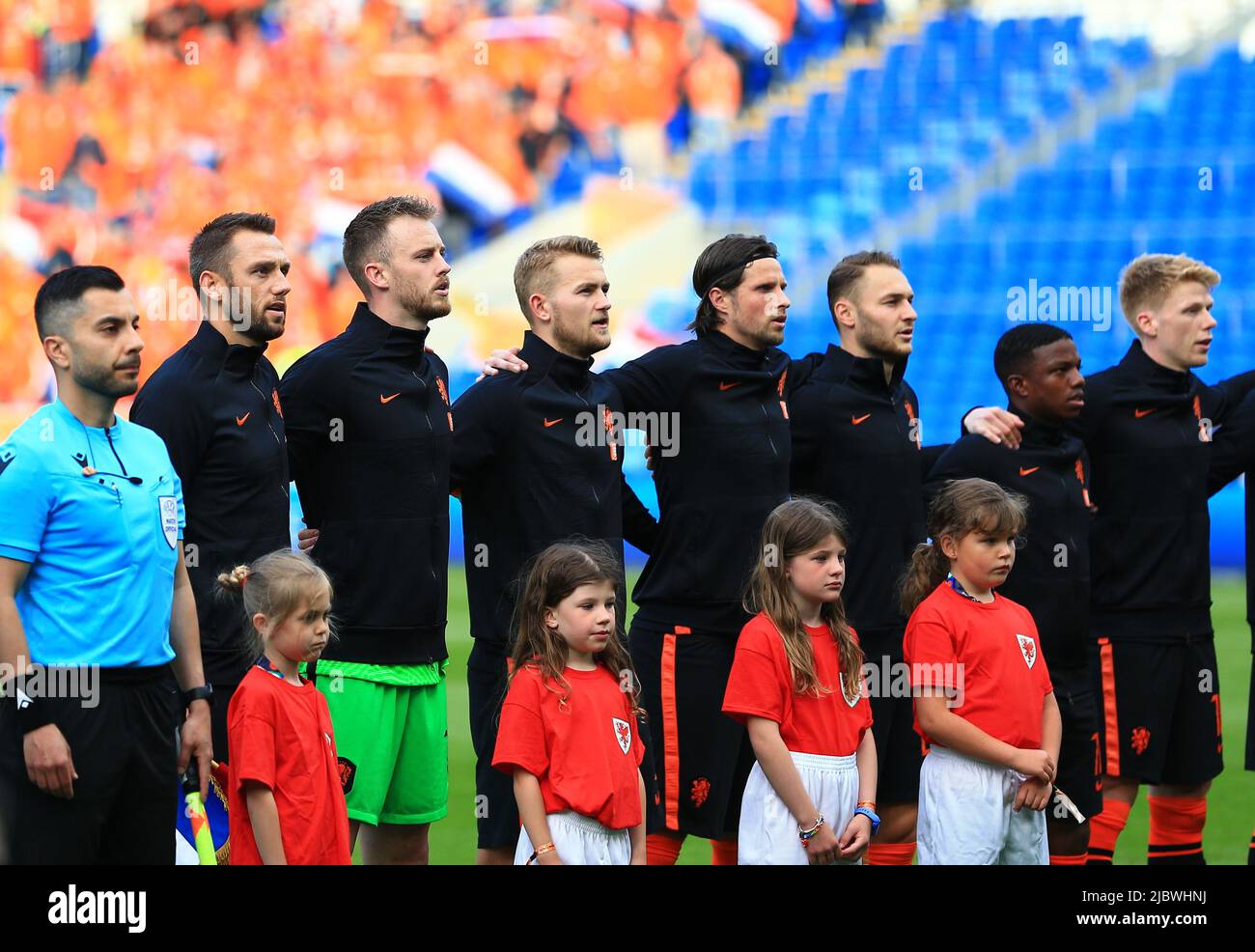 Cardiff City Stadium, Cardiff, UK. 8th June, 2022. UEFA Nations League ...