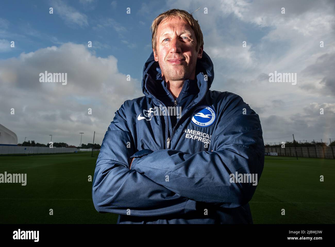 Brighton, July 30th 2019: Graham Potter, manager of Brighton and Hove ...