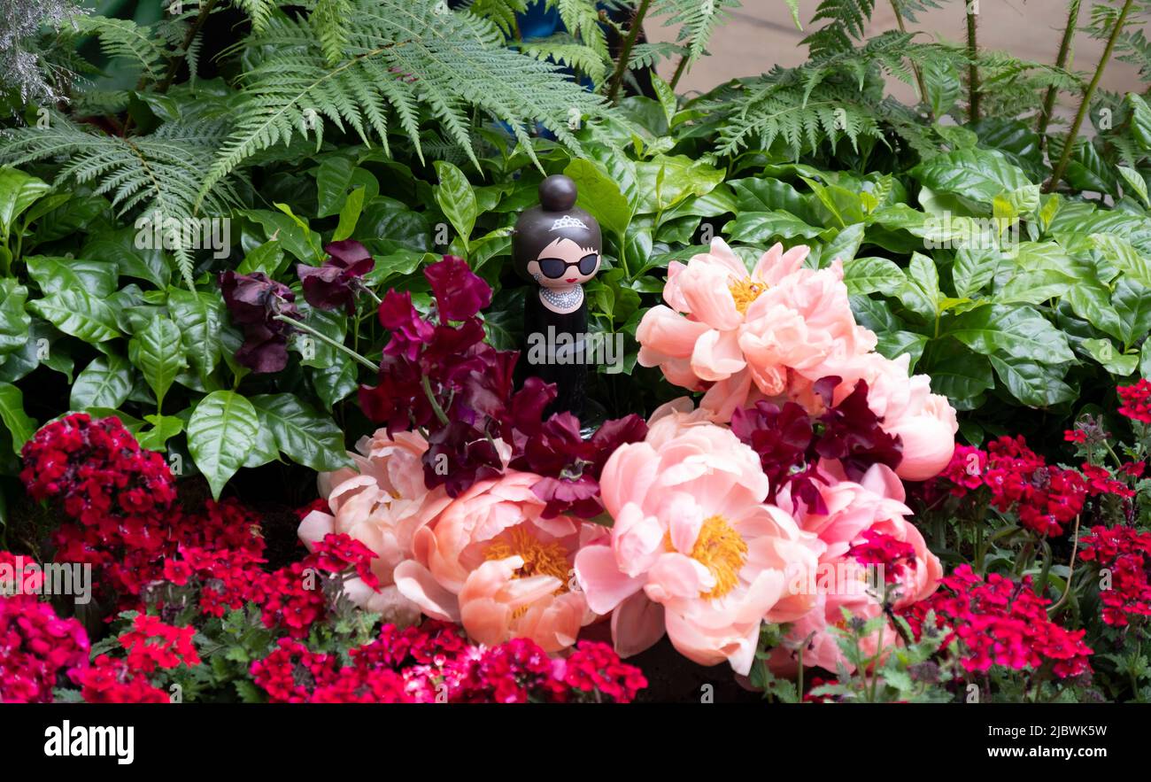 Floral paradise in West London during Chelsea flower show 2022,British ...