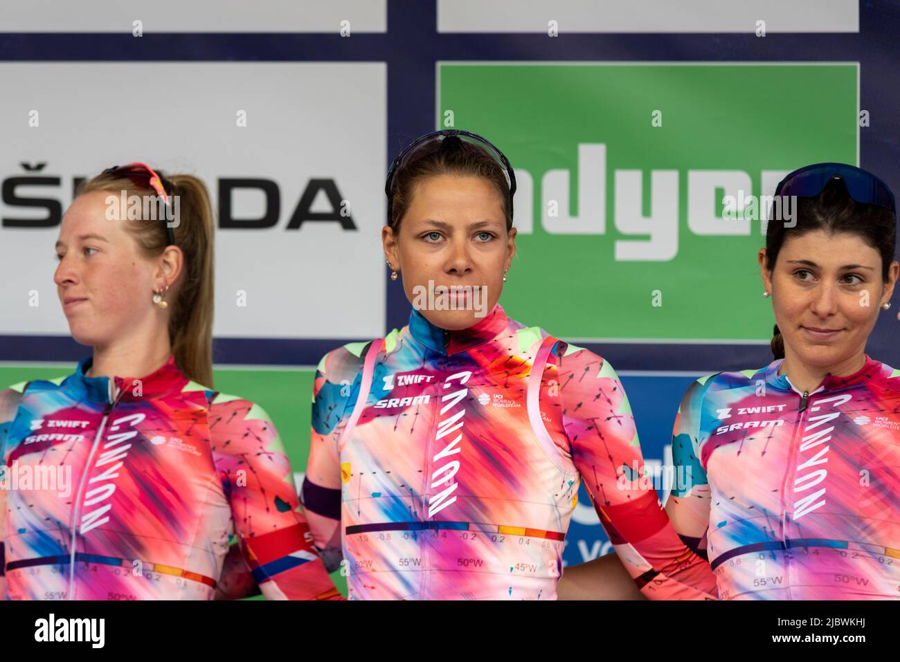 Shari Bossuyt, cyclist of Canyon/SRAM Racing at Colchester Sports Park ...