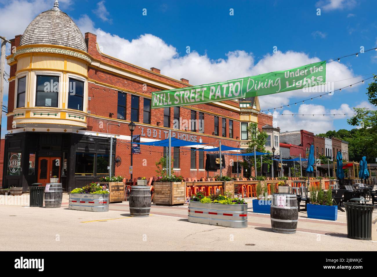 North Utica, Illinois - United States - June 7th, 2022: Mill Street in ...