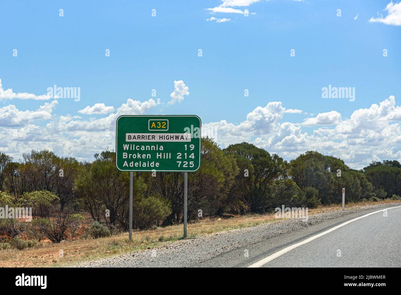 Australian outback highway sign hi-res stock photography and images - Alamy