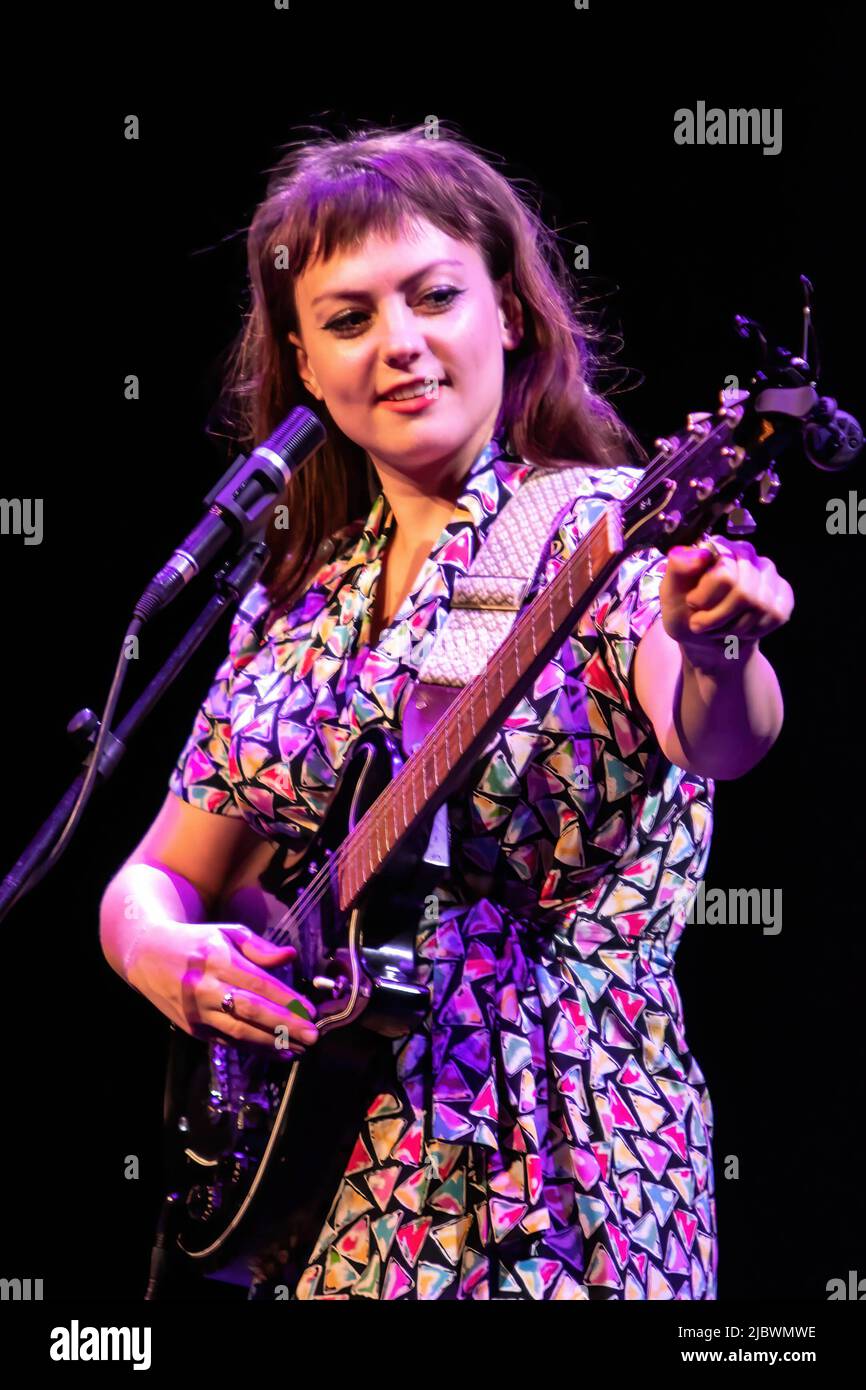 Angel Olsen performs on stage at the Auditorium Parco della Musica in ...
