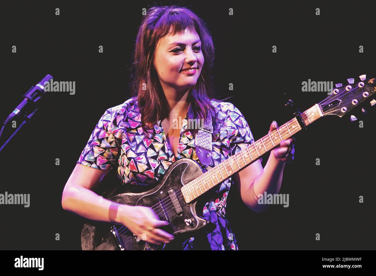 Angel Olsen performs on stage at the Auditorium Parco della Musica in ...