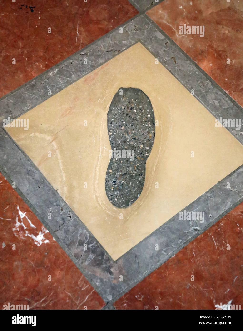 Devil footstep hi-res stock photography and images - Alamy