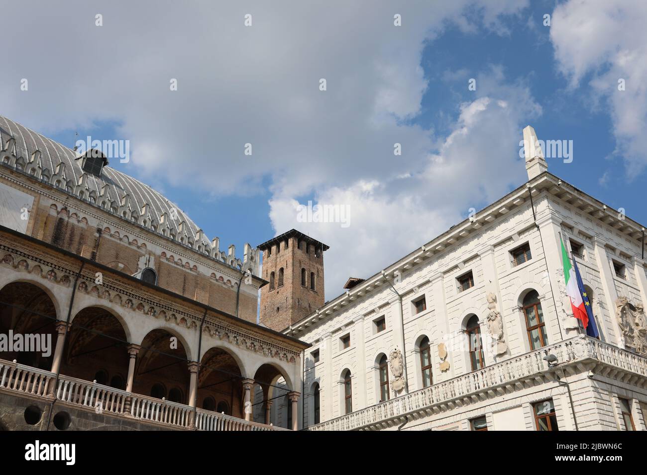 Padua, PD, Italy - May 15, 2022: Historic Building called PALAZZO DELLA ...