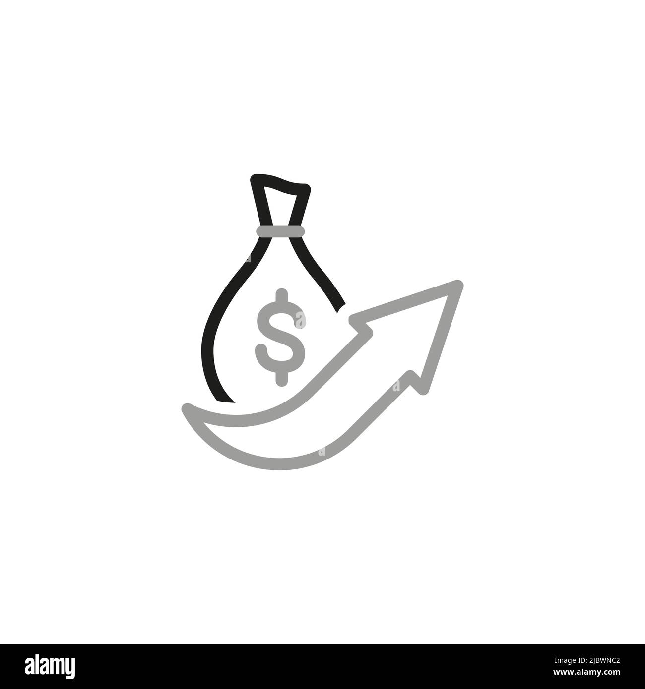 Simple of Money Movement Related Vector Icons. Profit and income growth ...